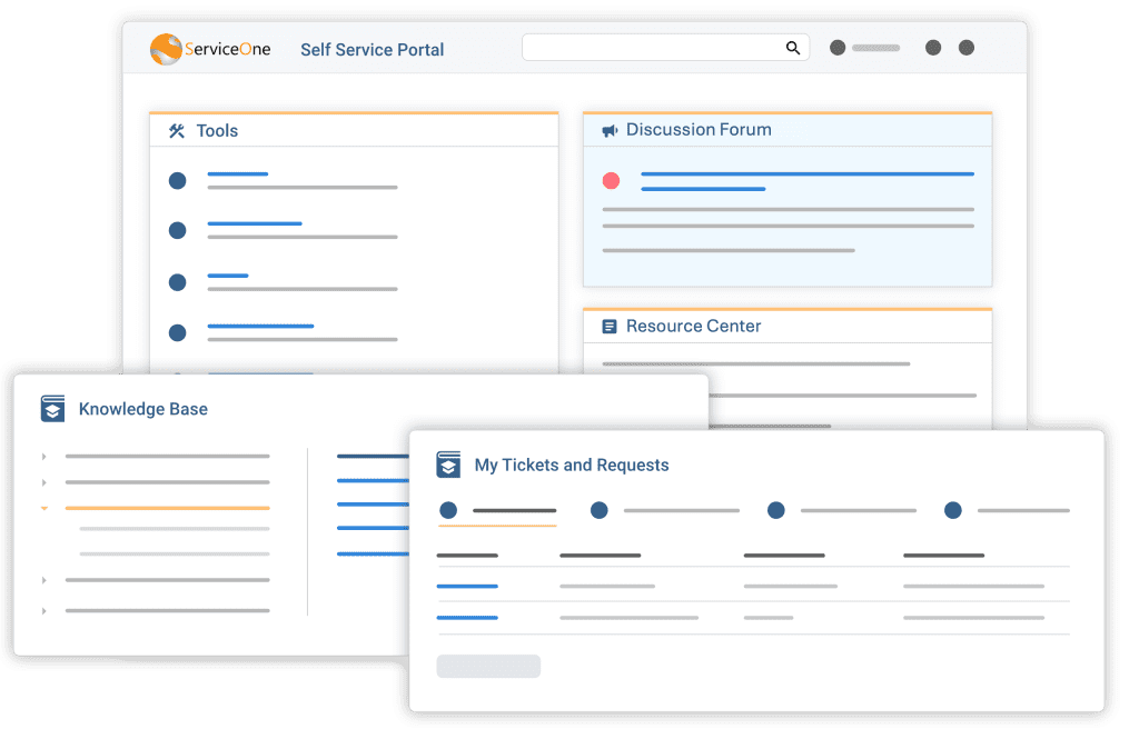 ServiceOne Web Self-Service Portal | Customer Self Service Portal